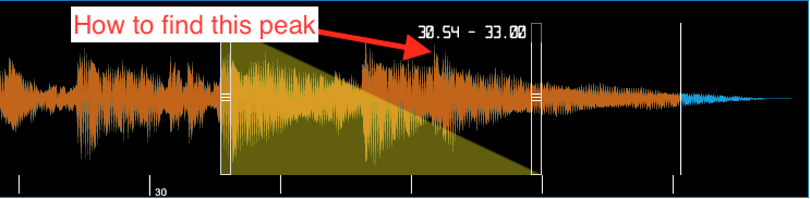 Get last peak in region · Issue #1427 · katspaugh/wavesurfer.js · GitHub