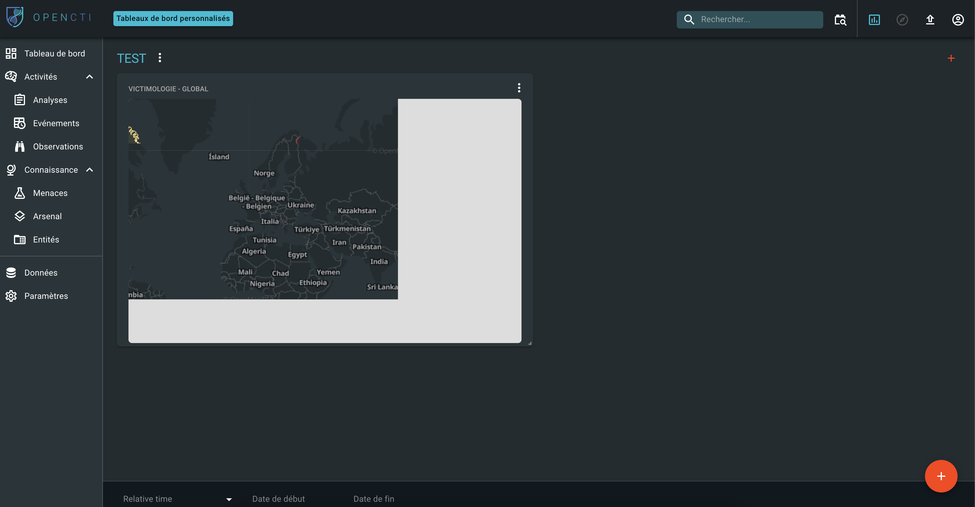 Map In Custom Dashboard Is Not Correctly Displayed · Issue 1166
