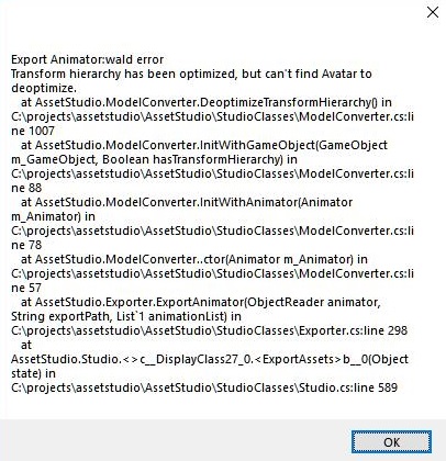 Crash when opening asset and error with animators · Issue #331 ...