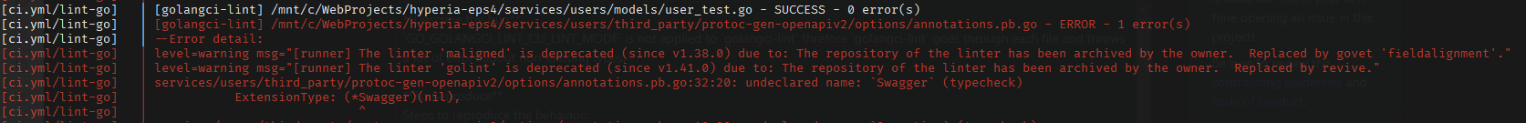 CLI lint mode not applied to GolangCI · Issue #757 · oxsecurity/megalinter · GitHub