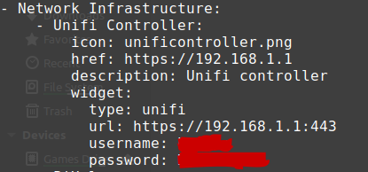 Unifi Widget / Unifi Dreammachine · gethomepage homepage · Discussion #767 · GitHub