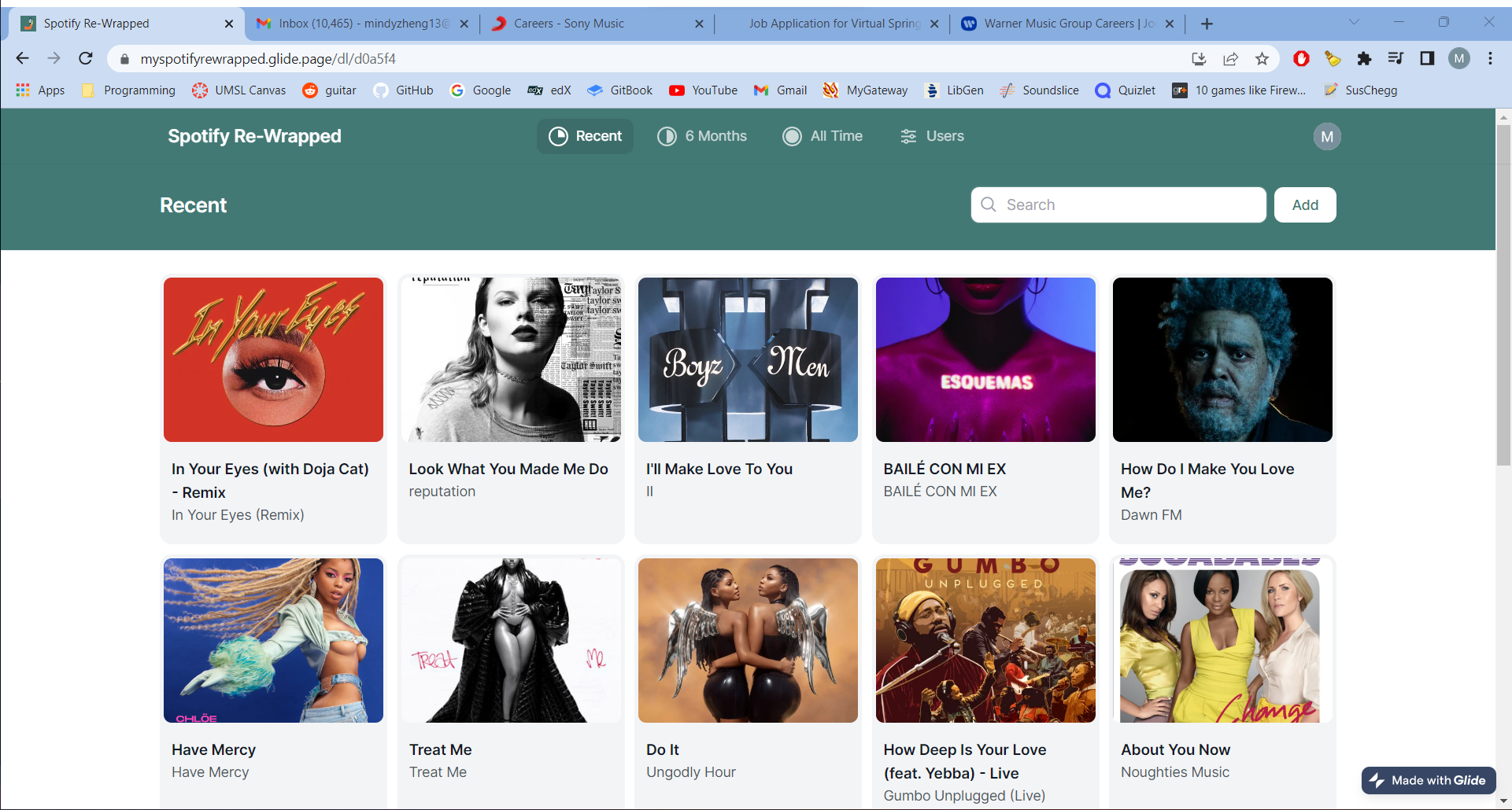 GitHub - mindy-zheng/Spotify-Re-Wrapped