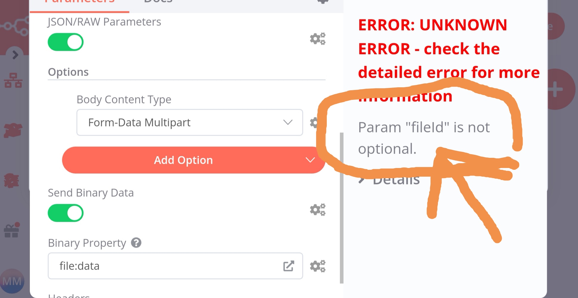 🐛 Bug Report: Can't createFile via n8n flow · Issue #3313 · appwrite/appwrite · GitHub