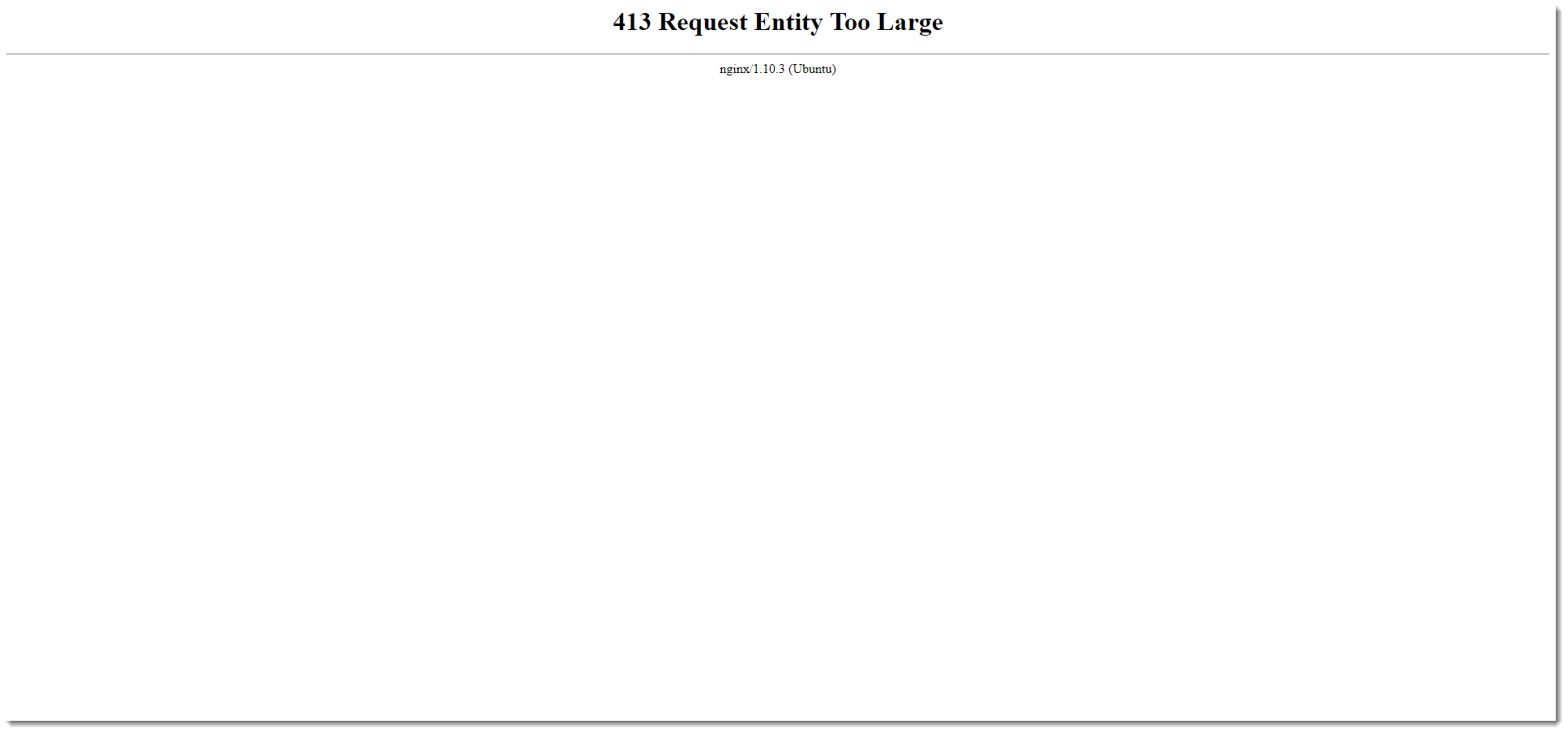 413 Request Entity Too Large error with csv file · Issue #6456 · apache/superset · GitHub