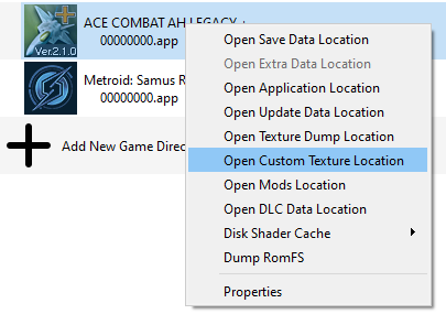 Add Shortcut 'Textures' folder in game menu · Issue #17430 · hrydgard/ppsspp · GitHub