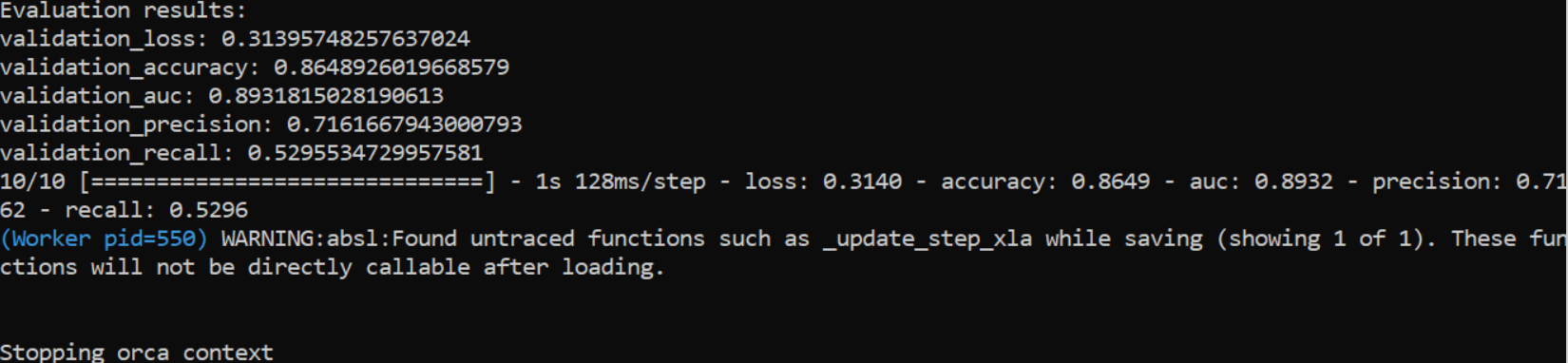 Report ERROR: Connection closed by server when run TF2 estimator ray ...