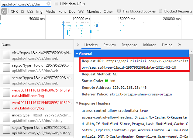 无法获取历史弹幕 · Issue #147 · SocialSisterYi/bilibili-API-collect · GitHub