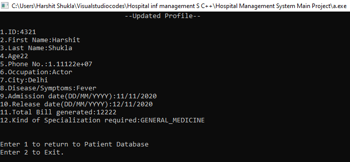 GitHub - Harshit-Shukla1/Hospital-Management-System: A Hospital ...