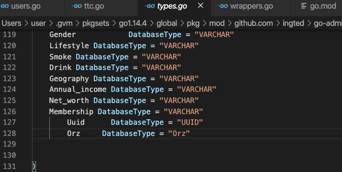 [Question] How to generate table with custom type? · Issue #266 · GoAdminGroup/go-admin · GitHub
