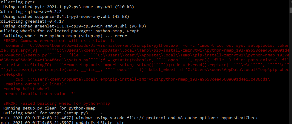 Bug with Windows installer · Issue #902 · sukeesh/Jarvis · GitHub