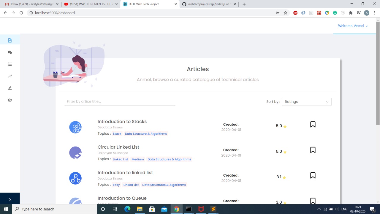 GitHub - mab-007/Educational-Site: All in one online portal for tech ...