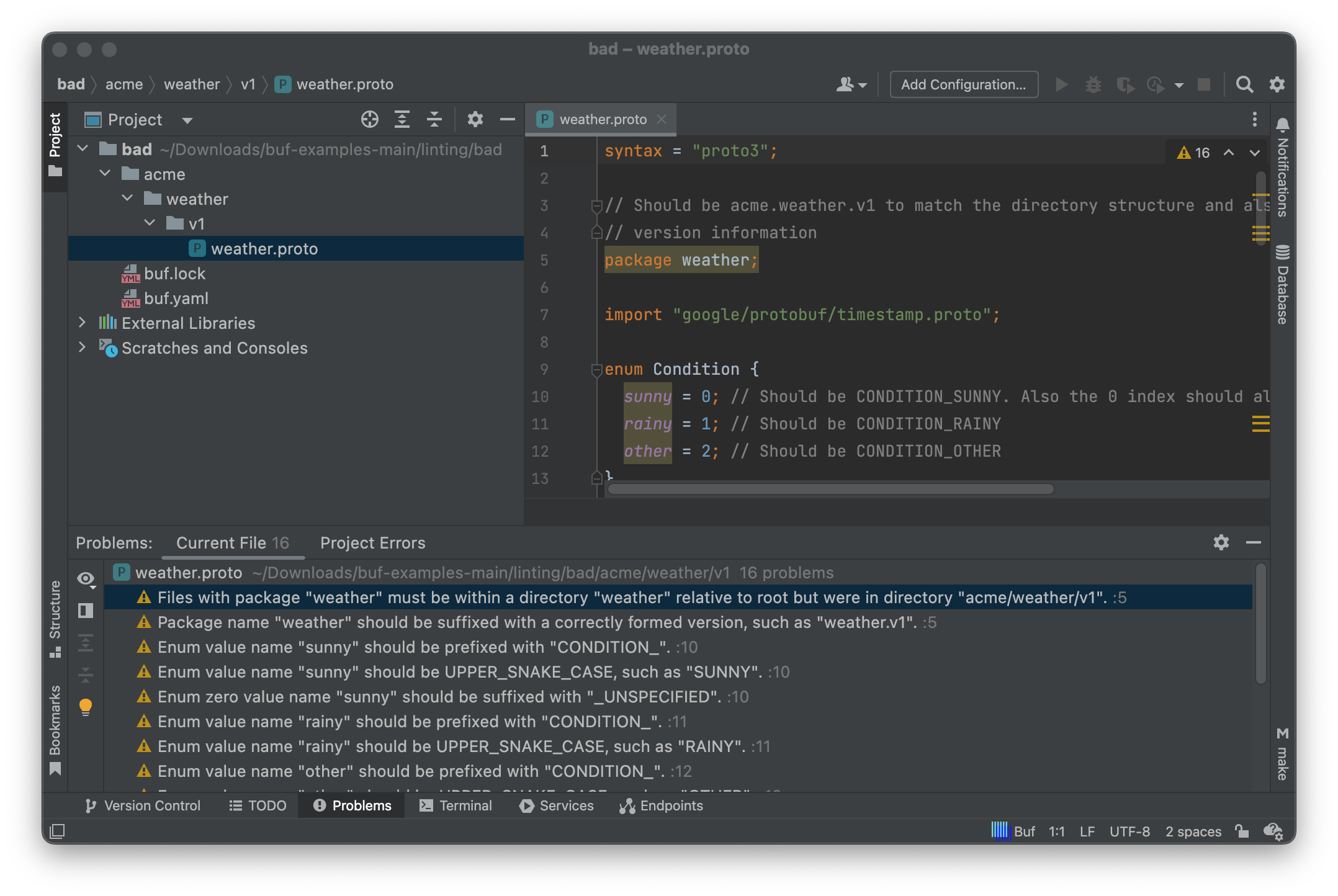 didn't work in Goland 2022.1.1 · Issue #17 · bufbuild/intellij-buf · GitHub