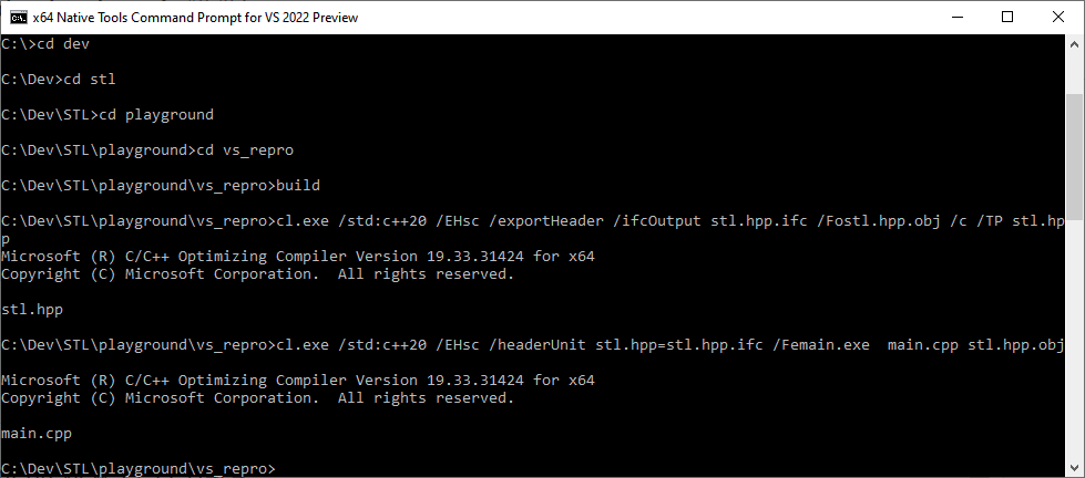 : ICE when used as header unit · Issue #2724 · microsoft/STL · GitHub
