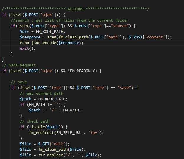problem with advanced search (find nothing) · Issue #869 · prasathmani/tinyfilemanager · GitHub