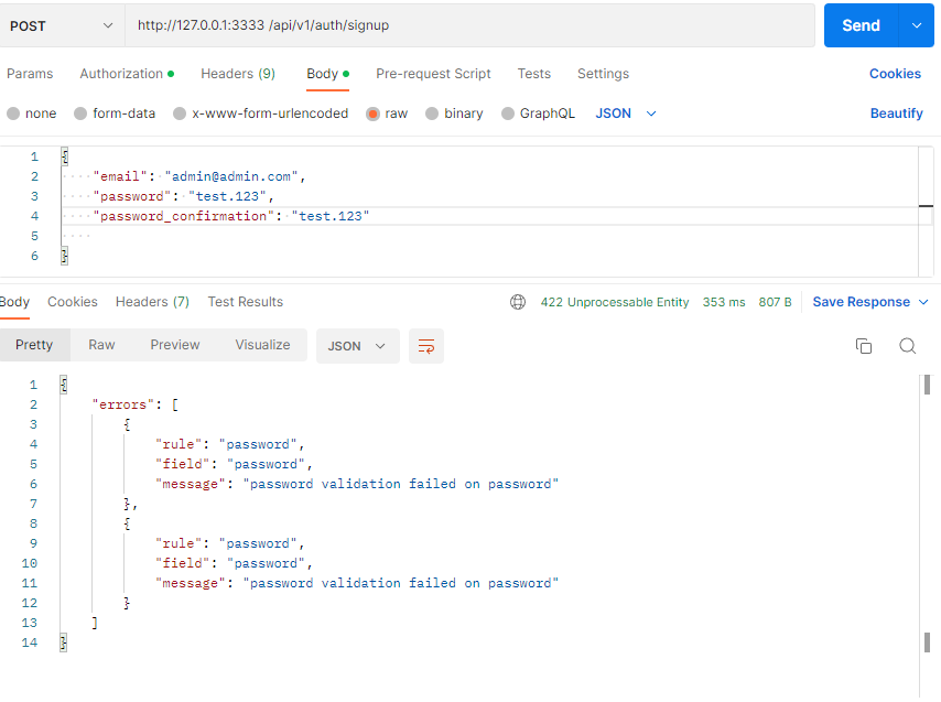 The Custom Validation Is Not Returning The Defined Error Message · Issue 4055 · Adonisjs Core