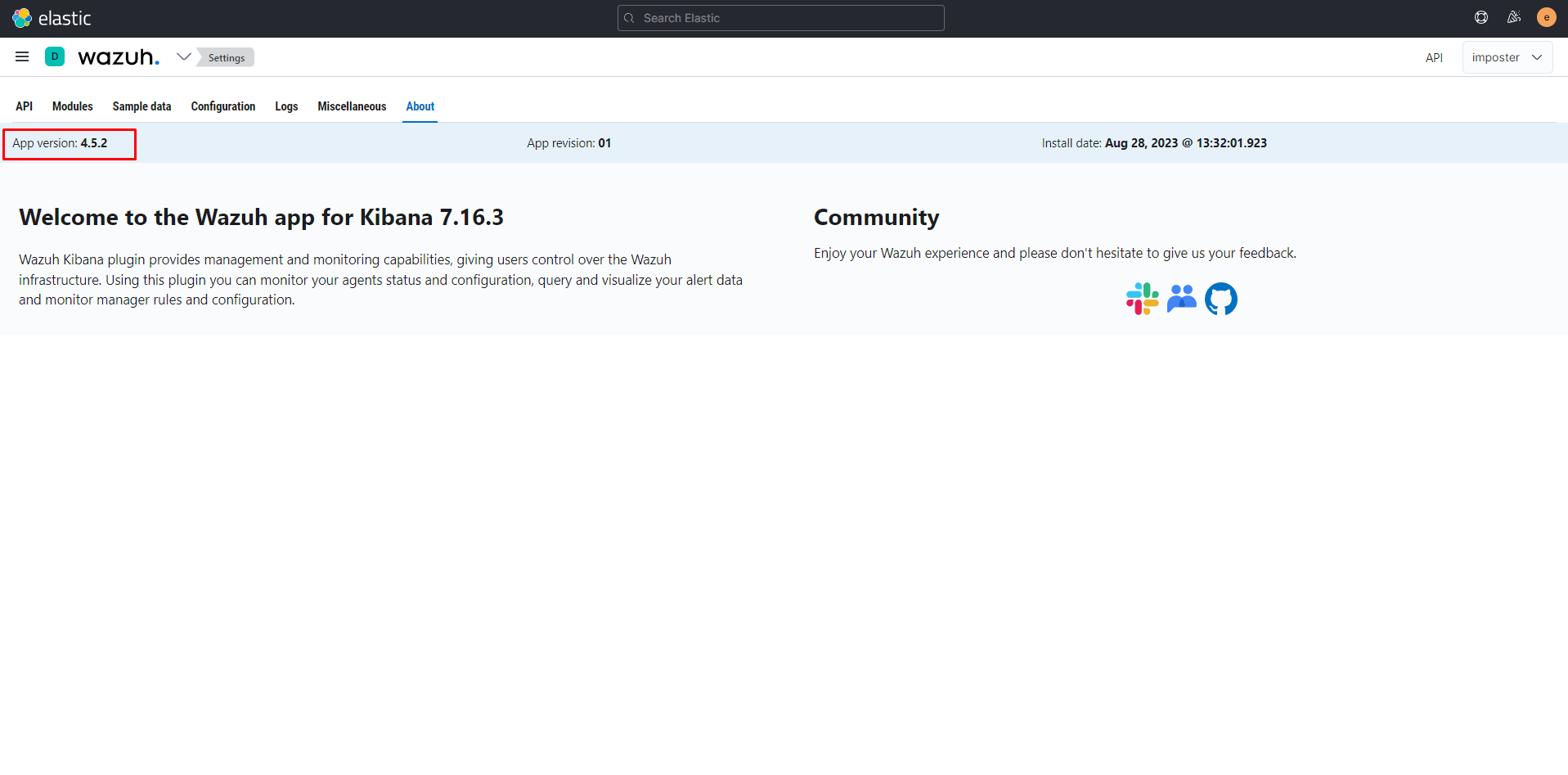 Release 452 Rc1 Kibana Ui Regression Testing · Issue 18683 · Wazuhwazuh · Github