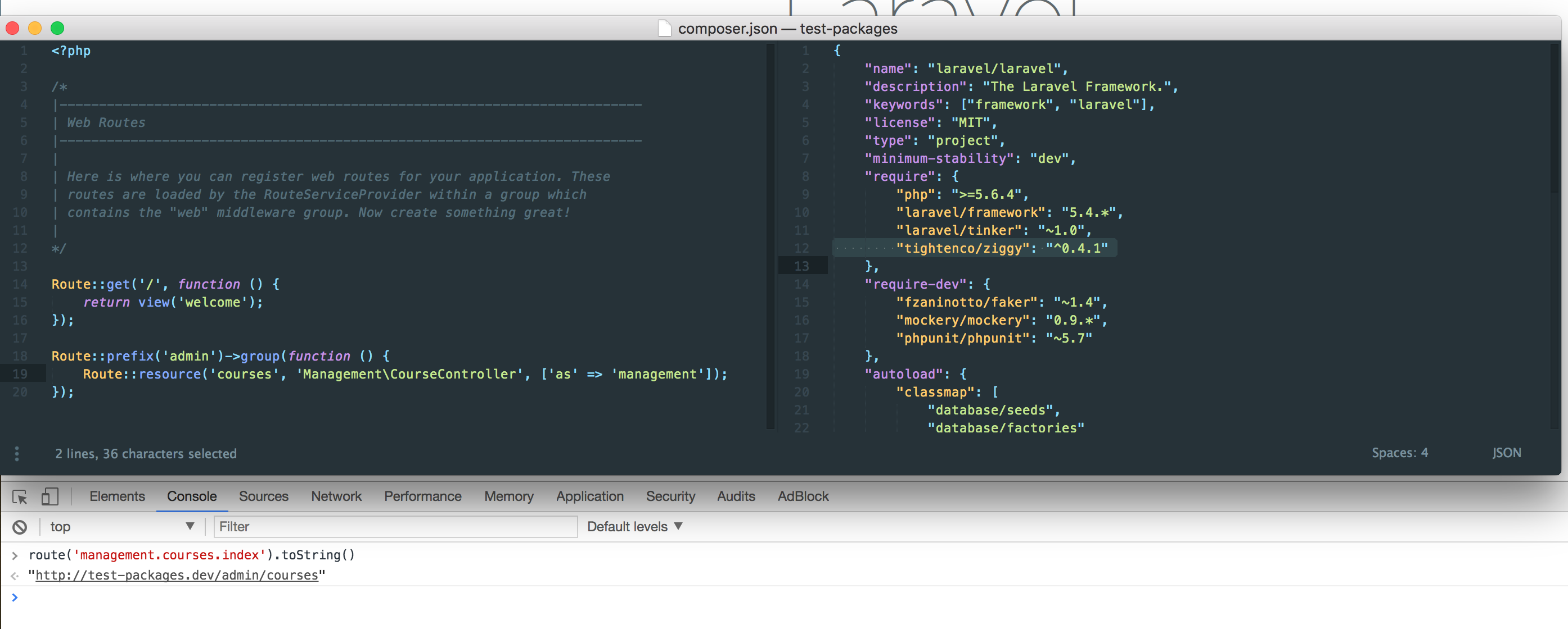 Ziggy v0.4.0 & v0.4.1 returns an object instead of string · Issue #69 · tighten/ziggy · GitHub