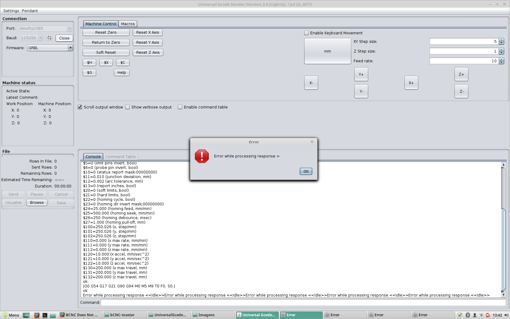 BCNC Does Not Connect Shield - Idle Terminal Message · Issue #958 · vlachoudis/bCNC · GitHub