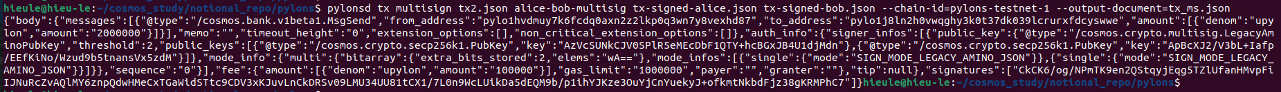 Create CLI guidelines for multisig interaction · Issue #1169 · Pylons ...