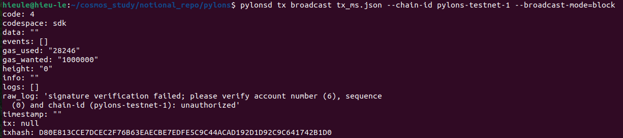 Create CLI guidelines for multisig interaction · Issue #1169 · Pylons-tech/pylons · GitHub