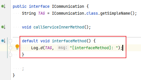[core]Methods of default-modified interface classes can have method bodies · Issue #1371 ...