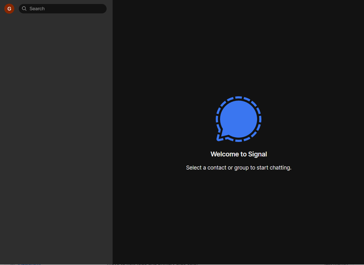 An iconn for New message in homepage · Issue #4206 · signalapp/Signal-Desktop · GitHub
