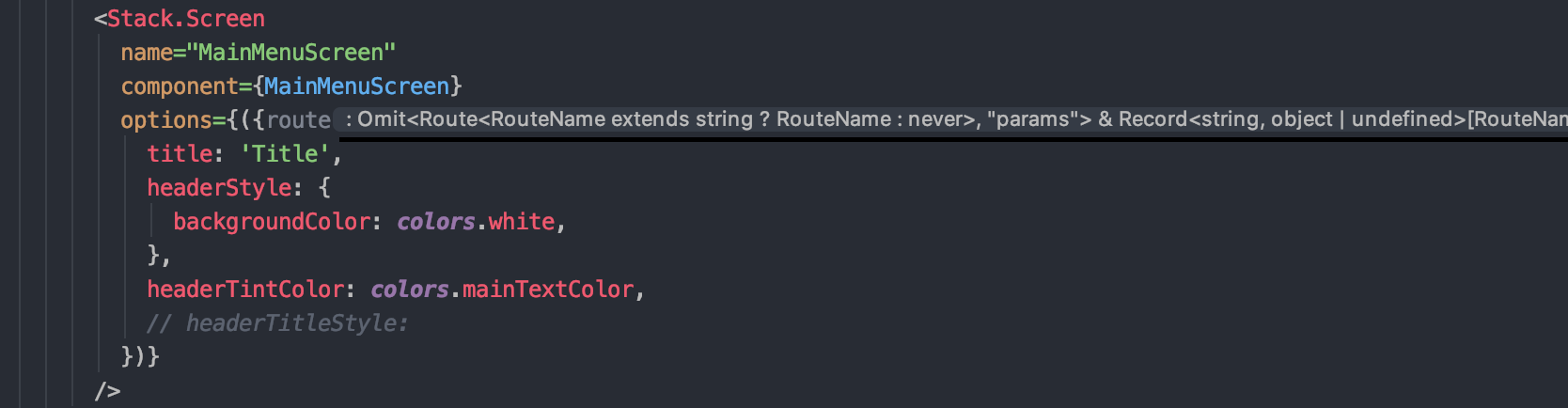 Incorrect Description Of Parameter Route · Issue 7669 · React