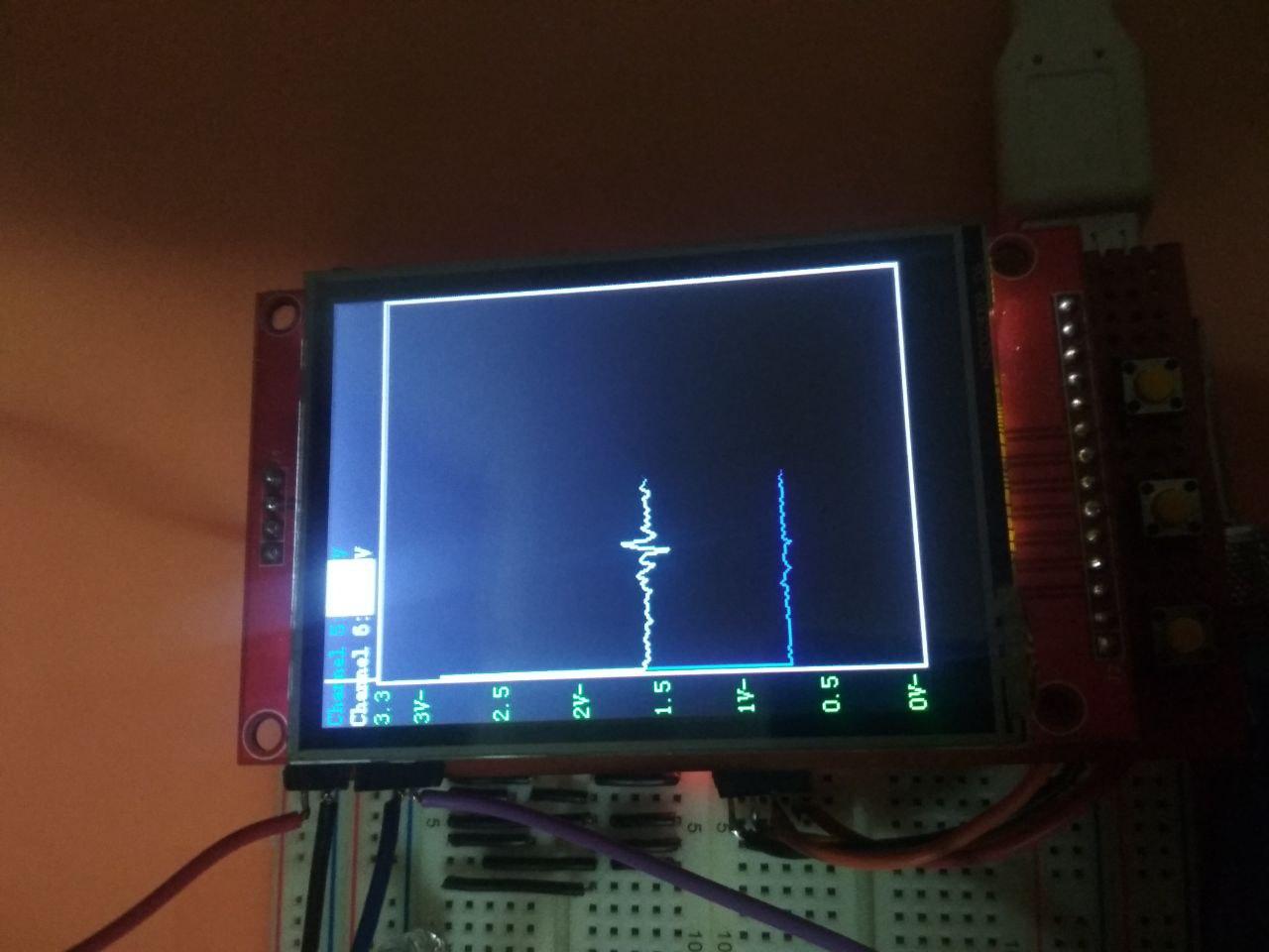 GitHub - srisurya97/STM32F103C8T6-TFT-DISPlAY: Low Voltage Oscilloscope