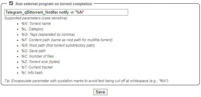 GitHub - hydrotho/Telegram_qBittorrent_Notifier: A simple CLI tool for qBittorrent that sends a ...