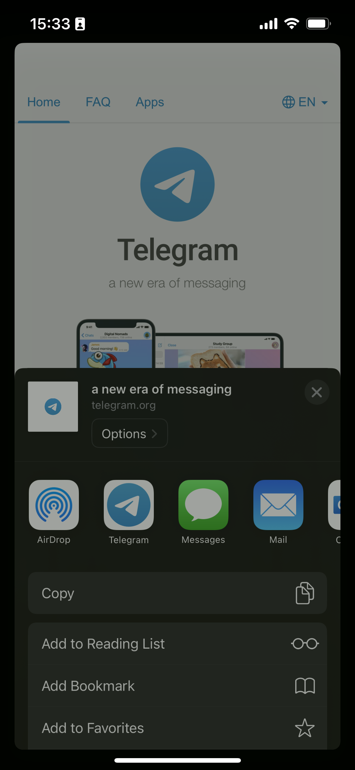 Share sheet can become stuck if the user is logged out · Issue #1083 · TelegramMessenger ...