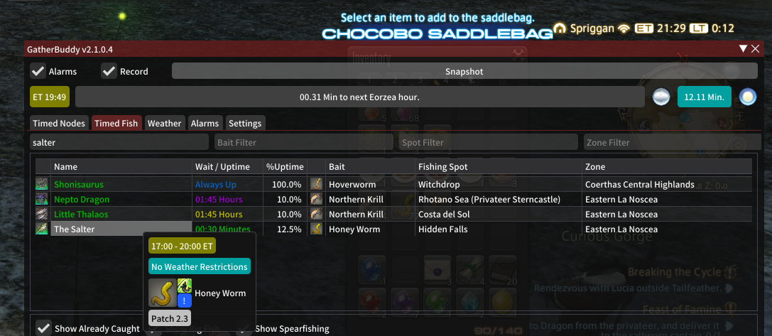 Time out of sync · Issue #25 · Ottermandias/GatherBuddy · GitHub