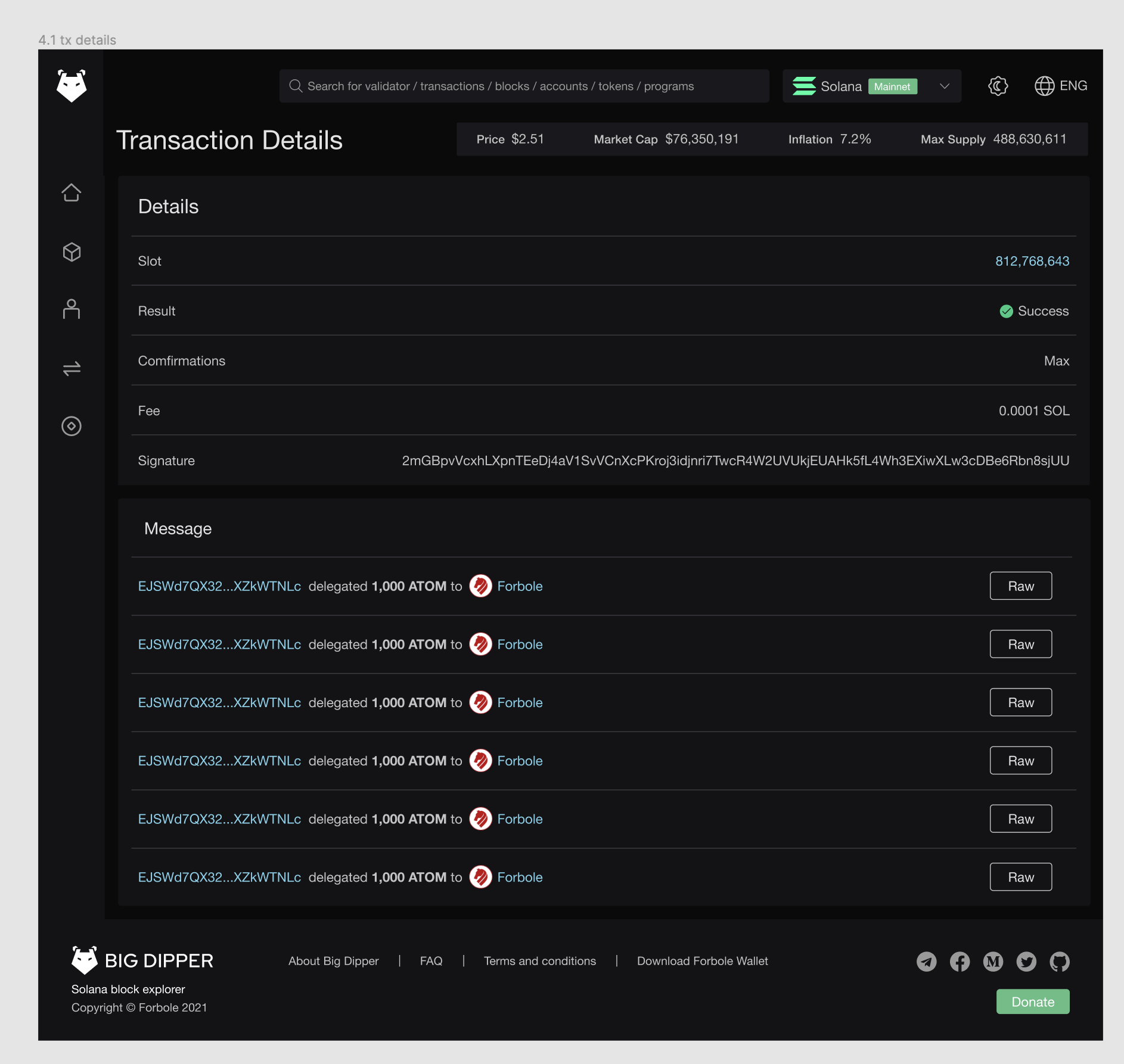 ui: transaction details · Issue #36 · forbole/big-dipper-2.0-solana · GitHub