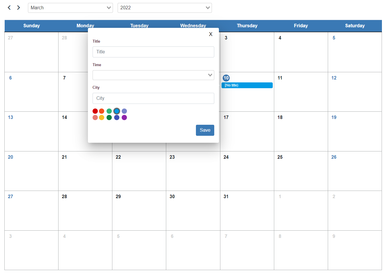 GitHub - ybenites/demo-calendar