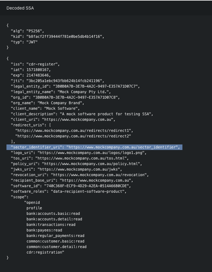 Sector Identifier URI not supported · Issue #3 · ConsumerDataRight ...
