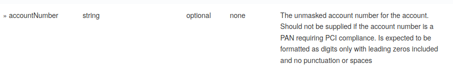 AccountNumber should permit alphanumeric for non AUD accounts · Issue ...