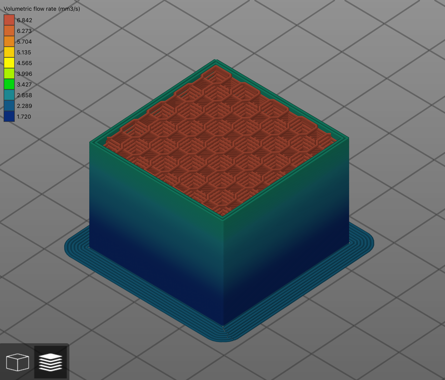 3D Honeycomb volumetric flowrate. · Issue #1727 · prusa3d/PrusaSlicer ...