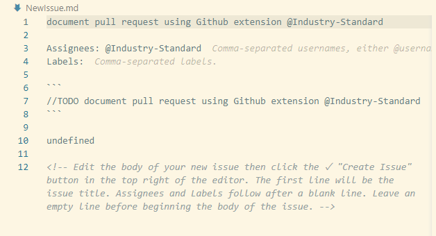 Create Issue Markdown Shows As Comma Separated Integers After Canceling Previous Issue Creation