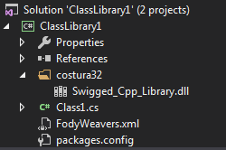 Embedded unmanaged DLLs are not used properly · Issue #226 · Fody/Costura · GitHub