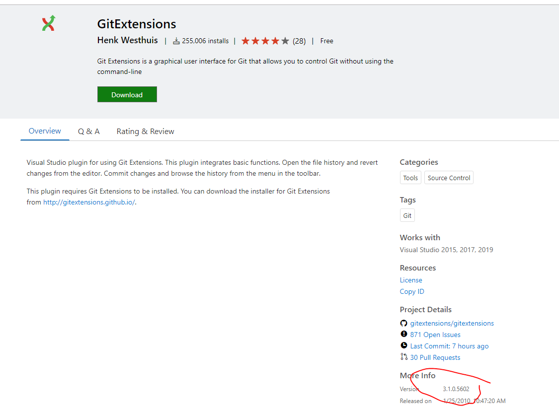 VS extensions crashes often · Issue #7199 · gitextensions/gitextensions · GitHub