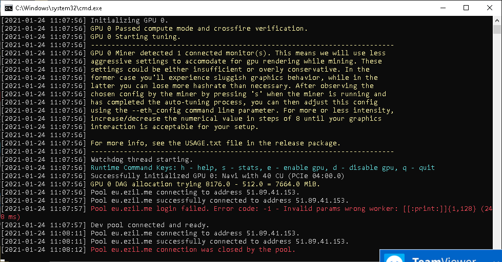 How to dual mining ETH + ZIL? · Issue #178 · todxx/teamredminer · GitHub