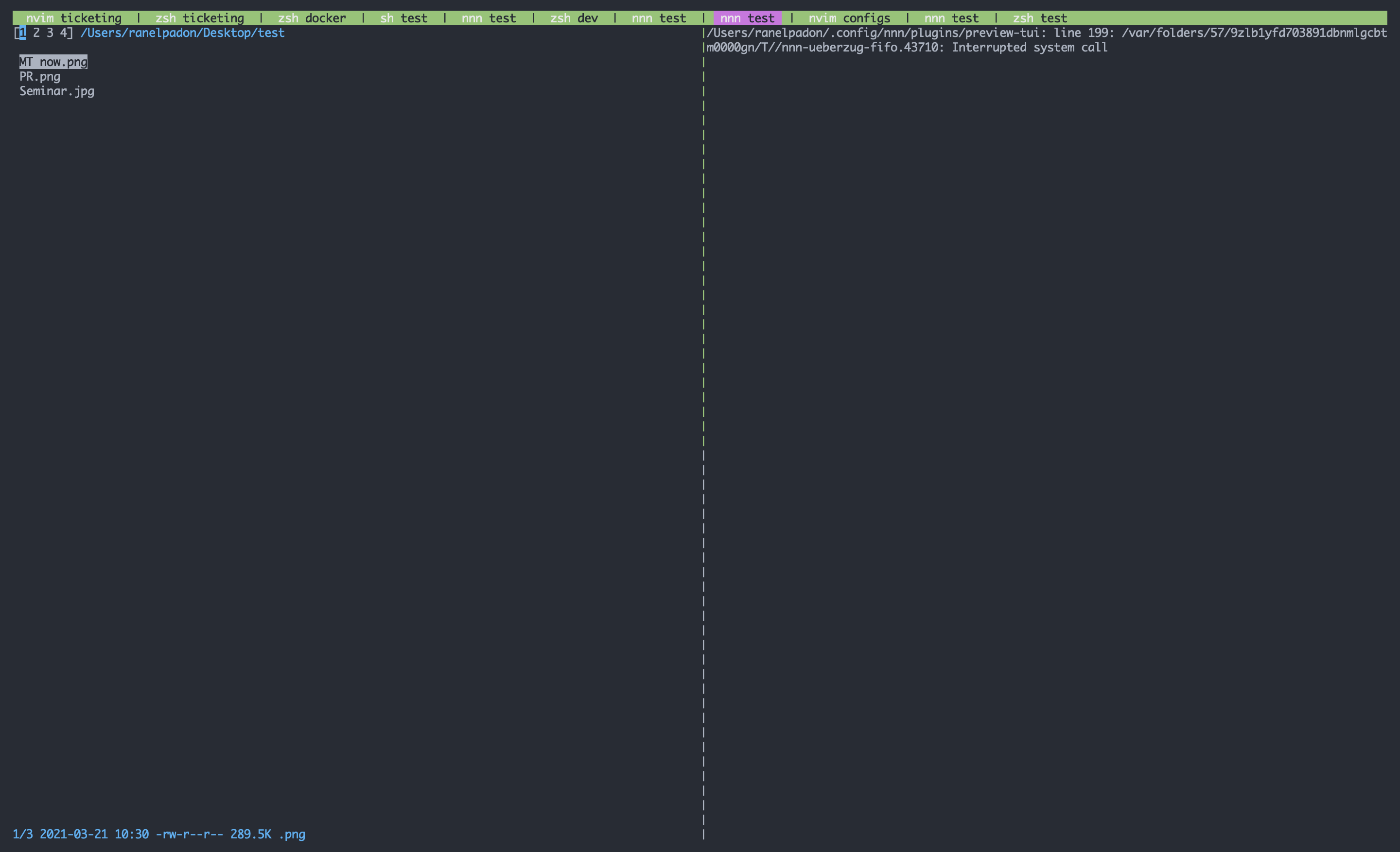 preview-tui does not work on MacOS · Issue #895 · jarun/nnn · GitHub