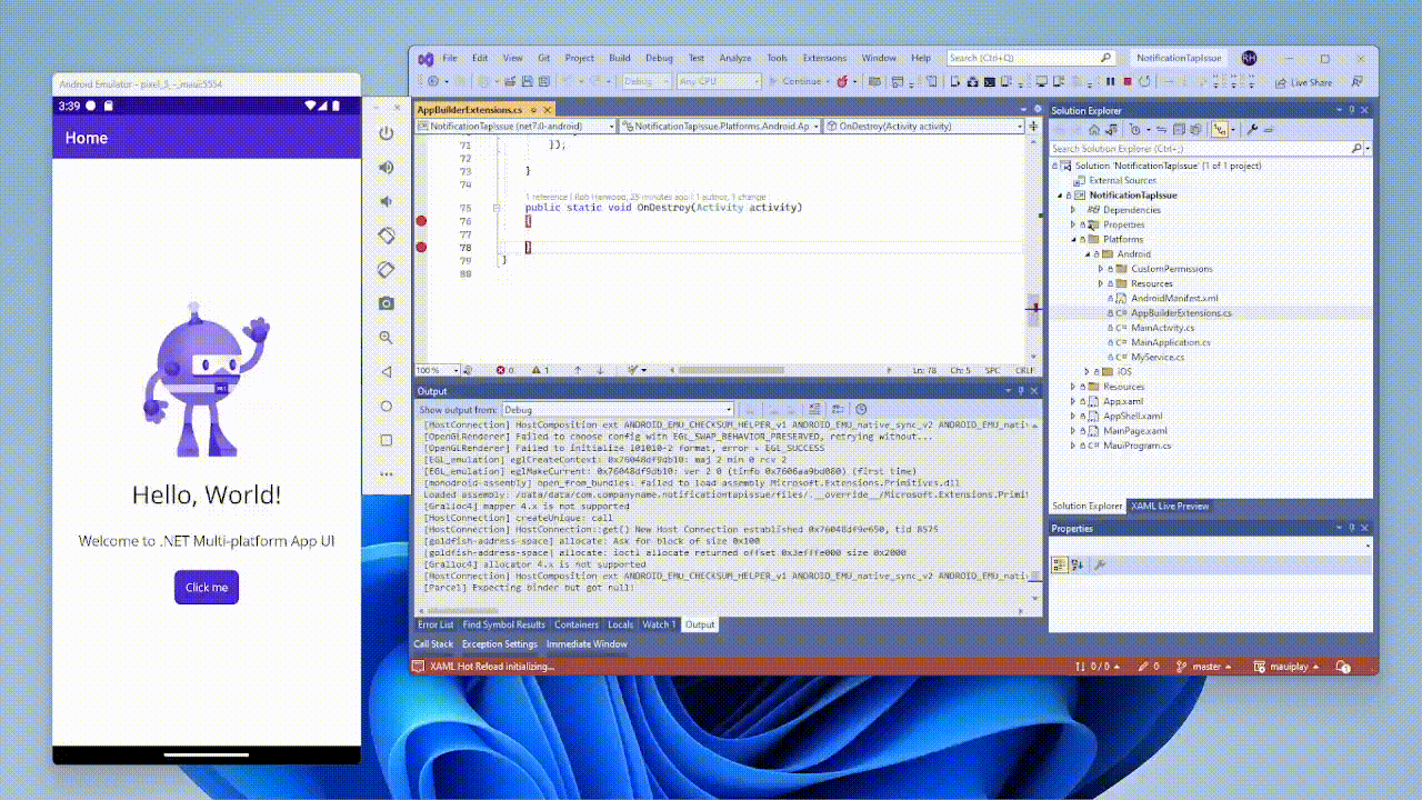 Android: Swiping app away causes two `OnDestroy()` calls. · Issue #14925 · dotnet/maui · GitHub