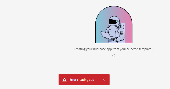 Error creating app from budibase template · Budibase budibase · Discussion #8427 · GitHub