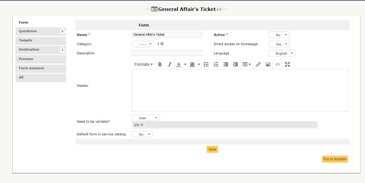 Mixed default value on dropdown · Issue #1372 · pluginsGLPI/formcreator · GitHub