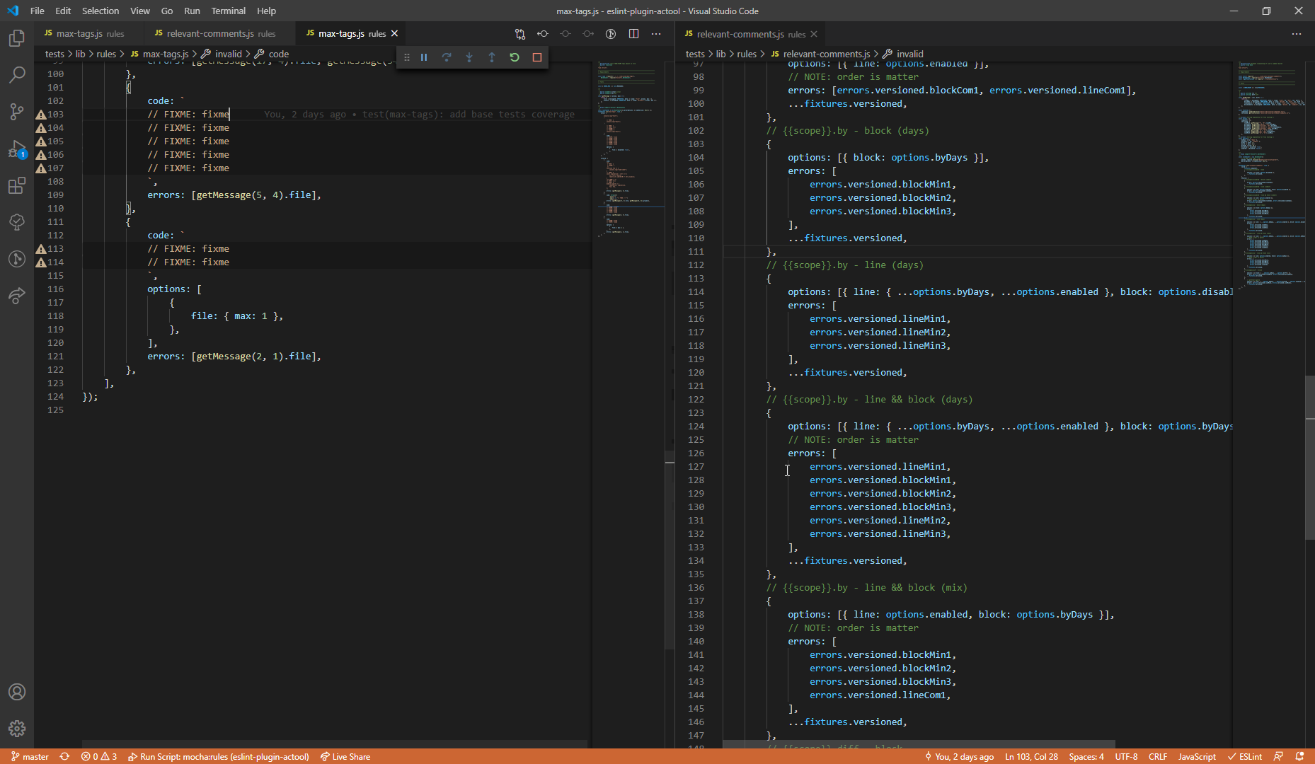 Add Test Coverage For Rules · Issue 68 · Actool Eslint Plugin Actool · Github