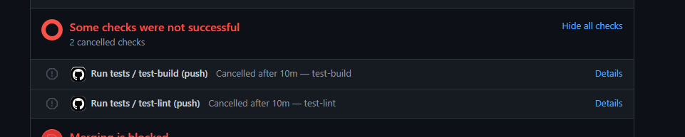 WEBSITE: Сбросить таймаут обратно для github-actions · Issue #245 · feature-sliced/documentation ...