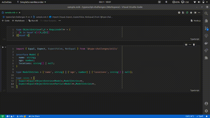 2946 - ObjectEntries - Tuple instead of Union · Issue #3656 · type-challenges/type-challenges ...