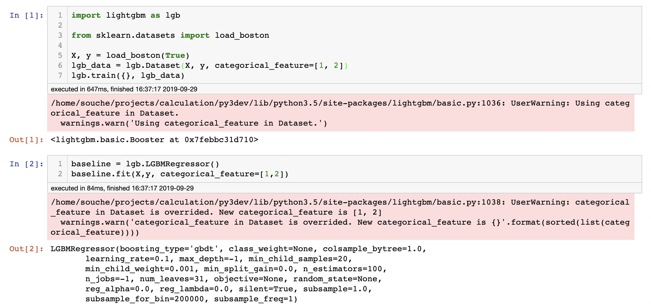 'categorical_feature in param dict is overridden.' · Issue #1408 ...