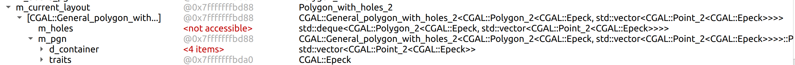 How could CGAL::Polygon_with_holes_2 have not accessible holes? · Issue #7326 · CGAL/cgal · GitHub