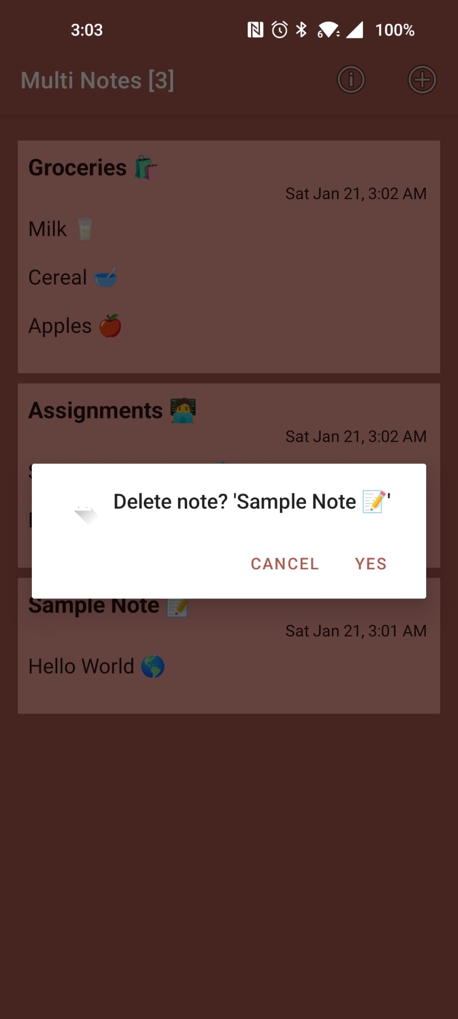 GitHub - shoebsmk/Multi_Notes: This app allows the creation and ...